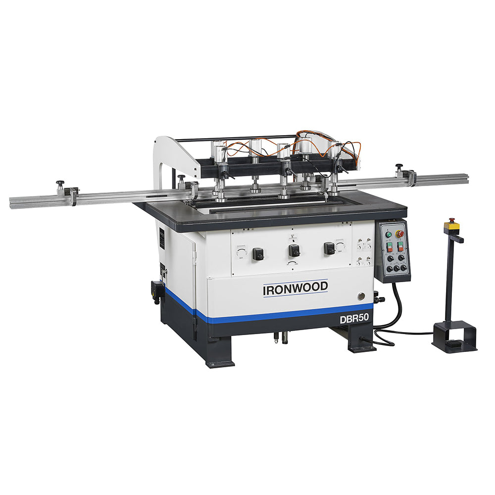 IRONWOOD DBR50 Double Line Boring Machine – Ironwood Woodworking Machinery